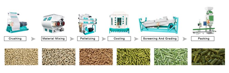 8-12T/H Feed Pellet Lines | Animal Feed Mill Machinery for Sale